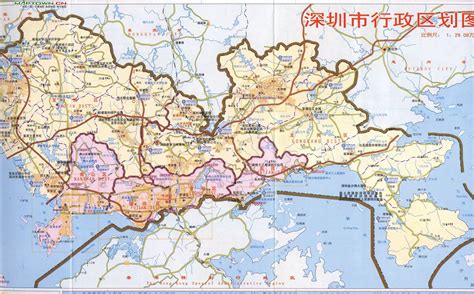 深圳地图全图高清版图 千图网