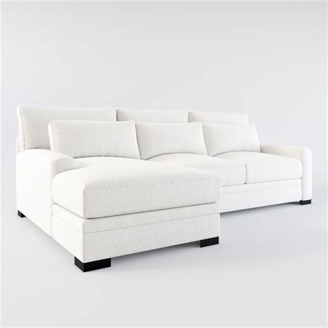 Winston Hybrid Comfort 2 Piece Sectional With Left Facing Chaise In