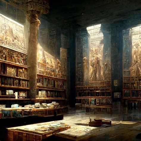 The Library Of Alexandria Reimagined By Ai Historic Ai Artofit