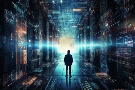 Premium Ai Image Digital Data Technology Concept