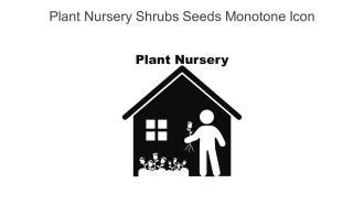 Plant Nursery Shrubs Seeds Monotone Icon In Powerpoint Pptx Png And Editable Eps Format PPT Template