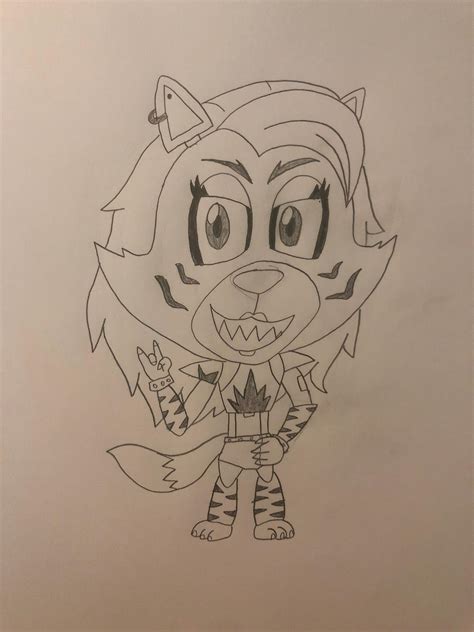 Chibi Extra Roxanne Wolf By Ultimatesaiyaneddy On Deviantart