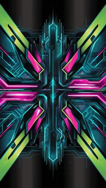 Develop An Abstract Background Using Bold Geometric Shapes Vibrant