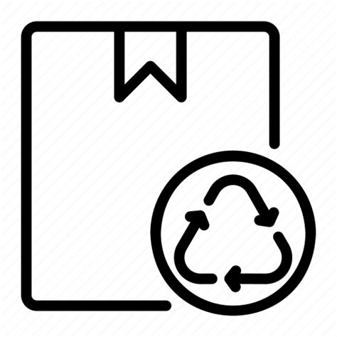 Recycle Packaging Package Ecology Cardboard Delivery Box Icon