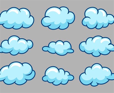 Cloud Icons Set Vector Art And Graphics