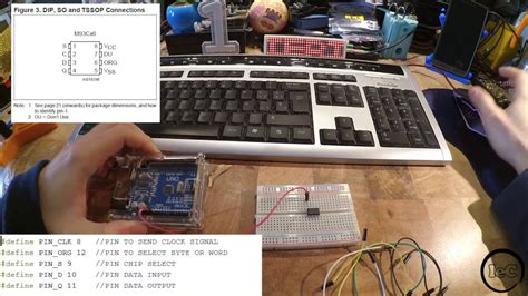leer y escribir memoria 93cseries microwire eeprom con arduino youtube