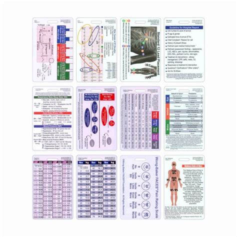Complete Ems Vertical Badge Card Set 13 Cards For Id Badge Clip
