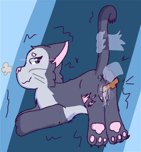 Rule 34 Ambiguous Gender Blue Eyes Bodily Fluids Cinderpelt Warriors Claws Domestic Cat Duo