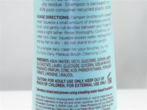 Ecotools Makeup Brush Cleansing Shampoo Review Musings Of A Muse