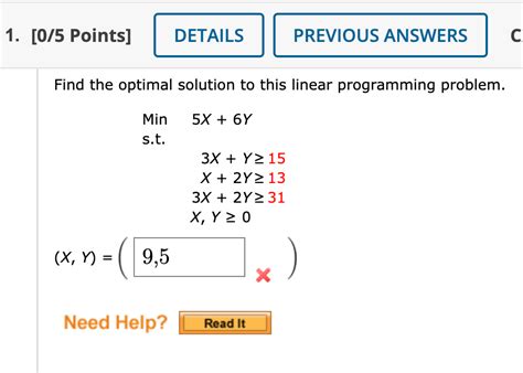 Solved Find The Optimal Solution To This Linear Programming Chegg