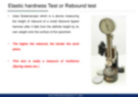 SOLUTION Hardness Testing Methods Description Studypool