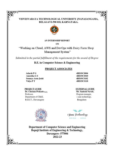 cloud devops aws intership report pdf pdf software as a service cloud computing