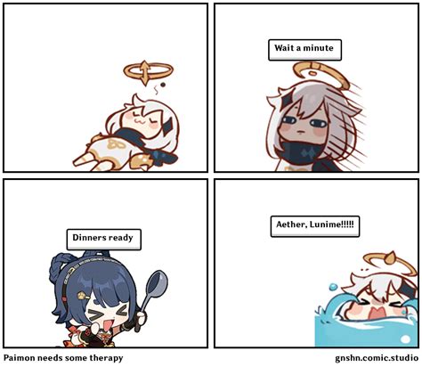 Paimon Needs Some Therapy Comic Studio