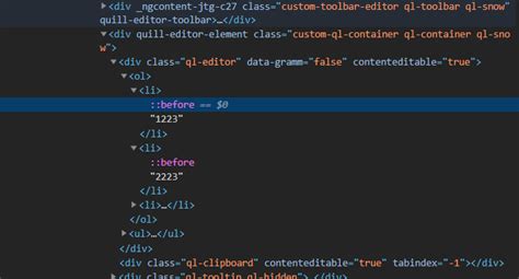 Inline Style Quill Editor Issue KillerCodeMonkey Ngx Quill GitHub