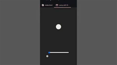 A Simple Lamp Slider With Html Css Javascript Code Ih Comment Youtube