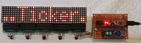 13 40x8 Arduino News Ticker Zonnestroompanelen In Nederland