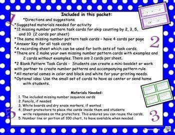Skip Counting Task Cards By Make Math Magic TPT