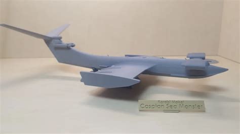 Caspian Sea Monster Km Ekranoplan Model 1 200 Free 3d Print Model