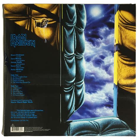 Iron Maiden Piece Of Mind Gatefold Sleeve Lp Vinyl