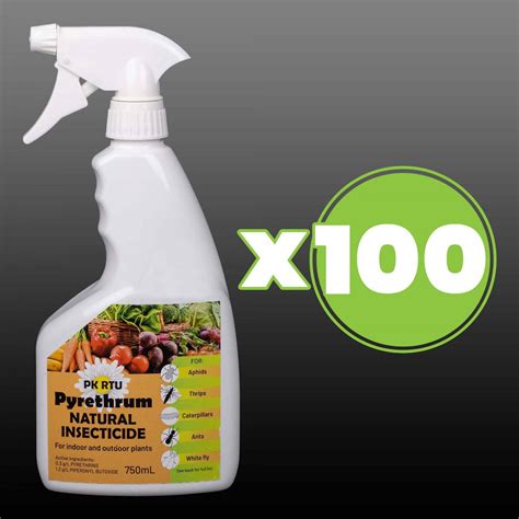 Pk Rtu Pyrethrum Natural Insecticide Spray 750ml X100 Pyreken Pyrethrum Natural Insecticide