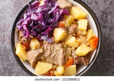 English Scouse Beef Lamb Stew Vegetable Stock Photo Shutterstock