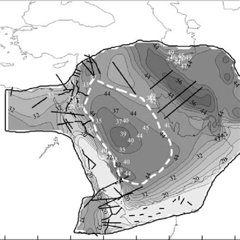 new moho for asia integrated into crust 2 0 model download scientific
