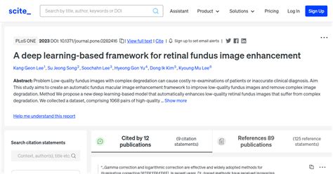 A Deep Learning Based Framework For Retinal Fundus Image Enhancement