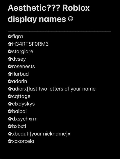 Matching Display Names For 4 People Roblox Names Ideas 1 2 Usernames In 2024 Name For