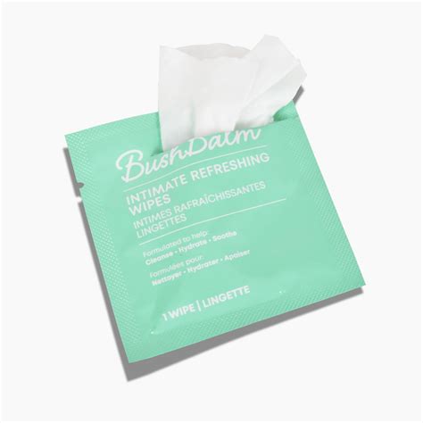 Intimate Refreshing Wipes Bushbalm Canada