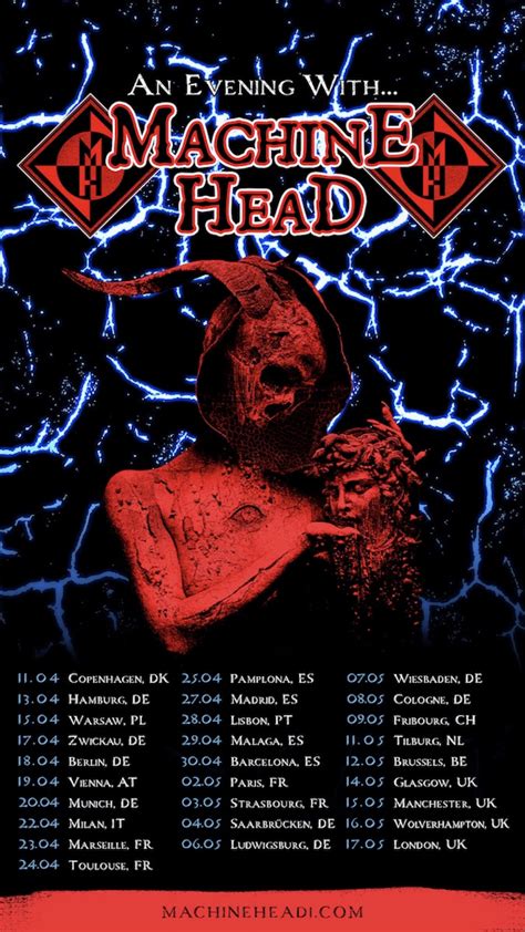 Machine Head Announces An Evening With Spring 2026 European Tour