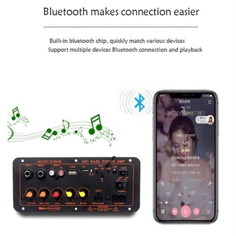 Jual Kejian Amplifier Board Audio Bluetooth Usb Fm Radio Tf Diy 600w D100 Di Seller Noelle