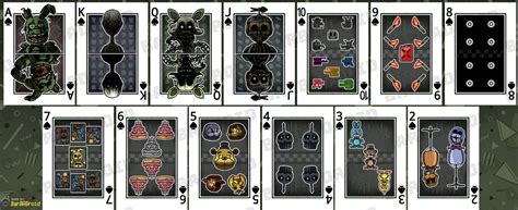 Fnaf Playing Cards Spades By Barbadroid On Deviantart