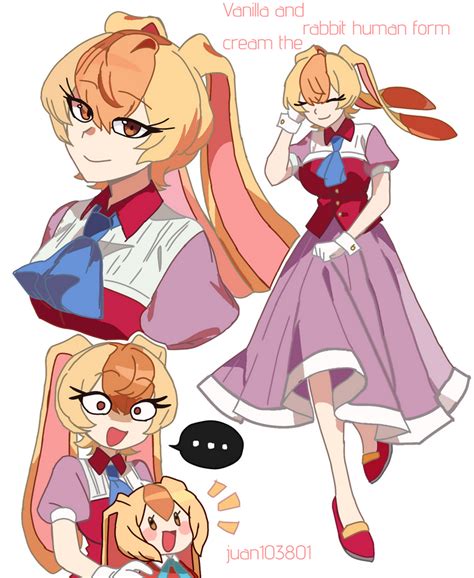Vanilla And Cream The Rabbit Human Form By Juan103801 On Deviantart