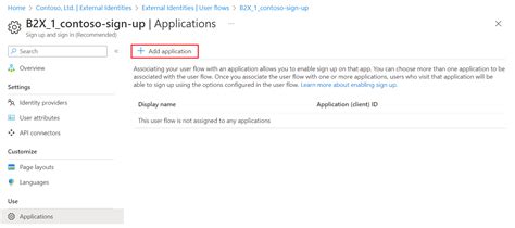 azure b2c sign up user flow · click run user flow and then select