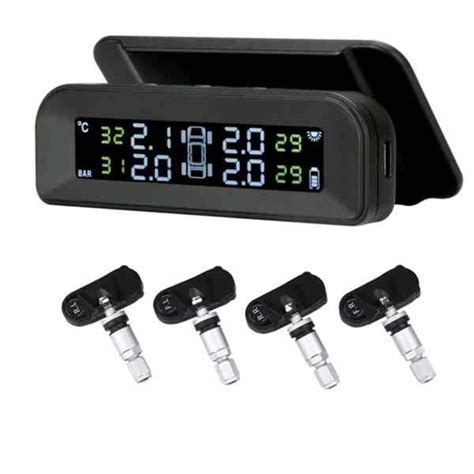 Tire Air Pressure Sensor Pcs Solar Car TPMS System AutoMods