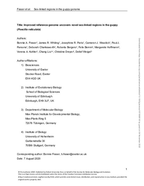 Pdf Improved Reference Genome Uncovers Novel Sex Linked Regions In