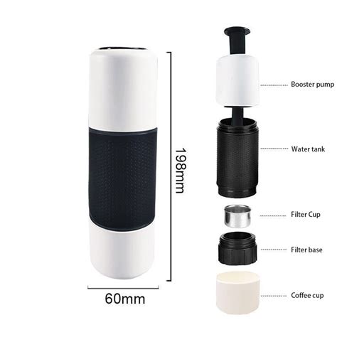 Manual Coffee Maker Machine Hand Pressure Portable Vicedeal