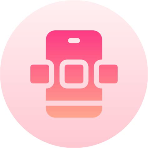 Mobile App Basic Gradient Circular Icon