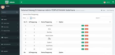 Download Source Code Aplikasi Perpustakaan Menggunakan Codeigniter