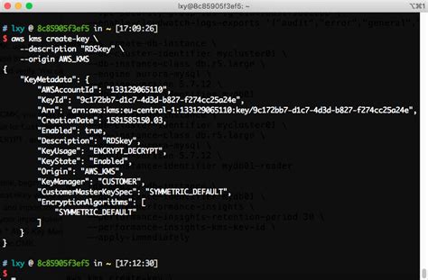 使用aws Cli创建rds For Mysql数据库 Pcman的技术博客 2025 仰望星空，脚踏实地