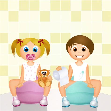 12284734 Ilustraciones De Stock De Bacinica Del Niño Depositphotos