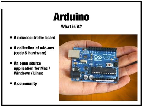 intro to the arduino entrepreneurial system ppt