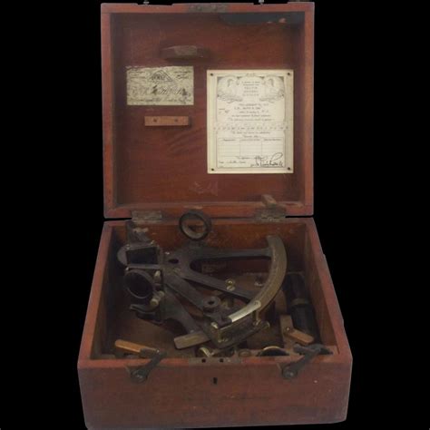 British Ww2 Period Husun Sextant Sally Antiques
