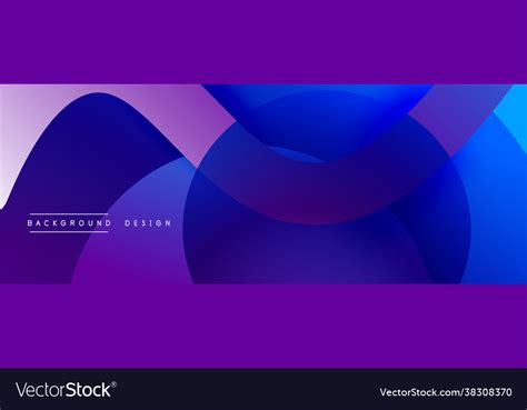 Abstract Overlapping Lines And Circles Geometric Vector Image