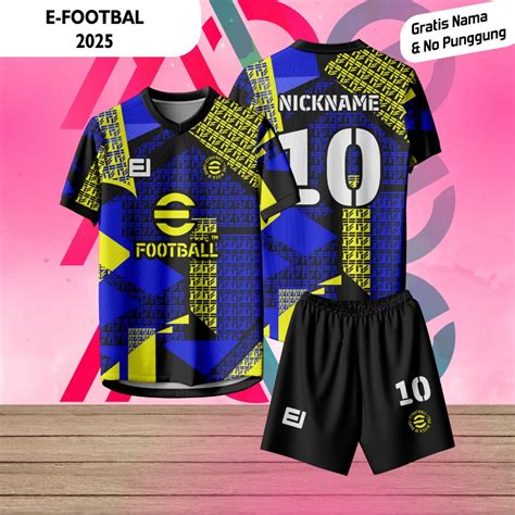 Jual Baju Jersey E Sport Pes 24 Efootball 20242024 Gratis Nama And Nomor