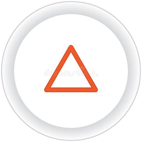 Triangle Button Vector Illustration Decorative Design Stock Vector Illustration Of Triangles