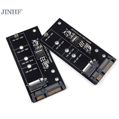 Jinhf Ngff M2 Adapter M2 Sata3 Raiser M2 Sang Sata Adapter Ssd M2