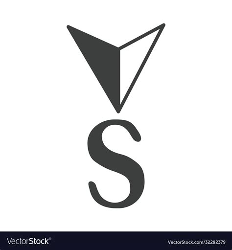Compass Rose Navigation Cartography Equipment Vector Image