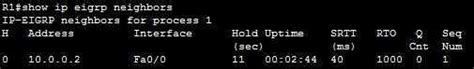 Eigrp Neighbors Ccna
