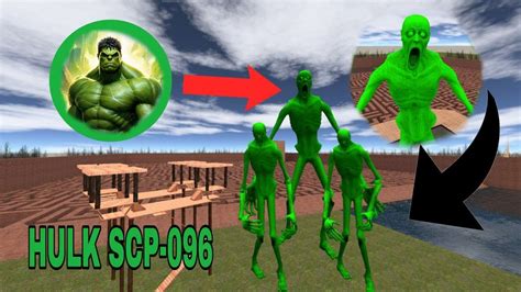 Hulk Scp 096 Vs Tower In Garrys Mod Youtube